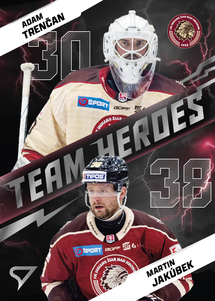 Trenčan-Jakúbek SportZoo SHL Tipos 2025-26 I.série Team Heroes č.TH-05 ...